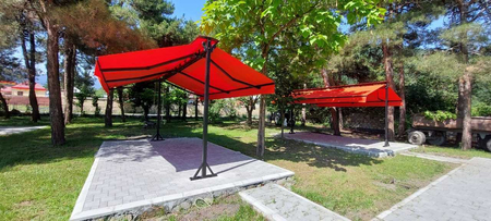 T Markiza. Uy restoran va kafelar uchun soyabonlar