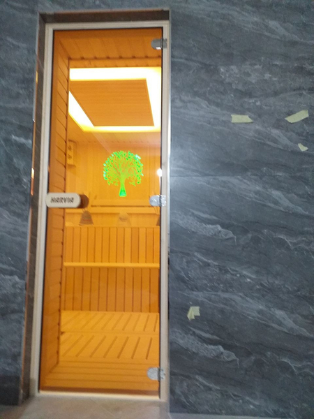 Sauna noldan boshlan qurib beriladi,undan tashqari elektrik ishlari