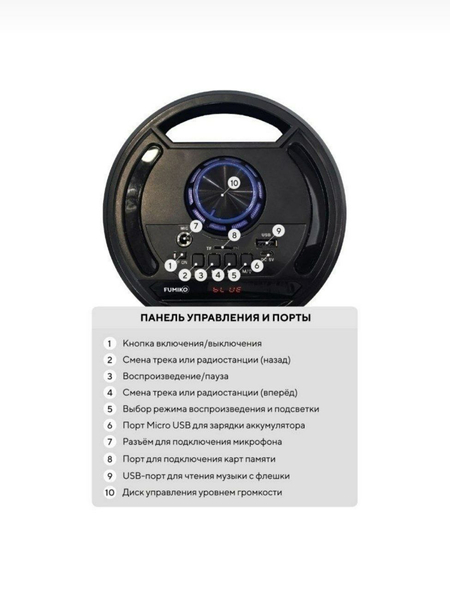 Bluetooth караоке калонка Soonbox с микрофоном Гарантия есть+ доставка