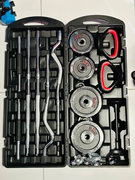 Gantel + gira 55kg