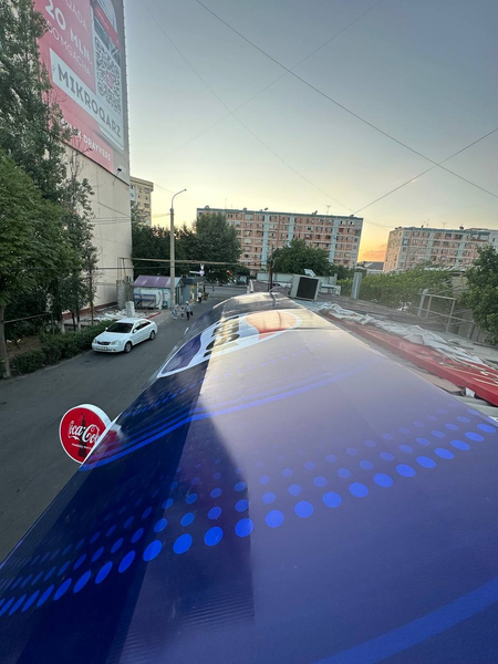 Reklama xizmati obyomniy bukva pechat banner plakat