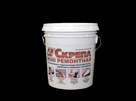 Скрепа М500 Ремонтная Восстановление и ремонт бетонных поверхностей