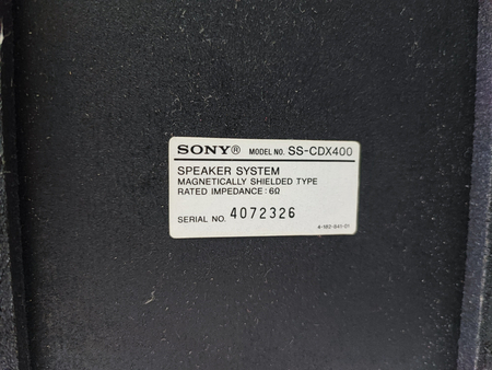 Музыкальный центр SONY HCD -DX 400A