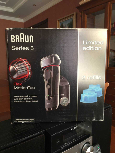 Электробритва Braun Series 5 5050cc со станцией Clean&Charge