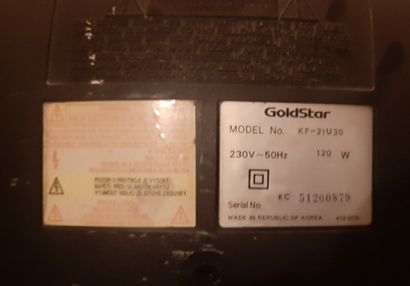 Цветной телевизор Goldstar (LG) б/у