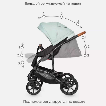 Детская коляска Riko Basic 2 в 1