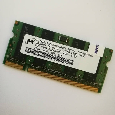 Ddr 2 2Gb ноутбучная