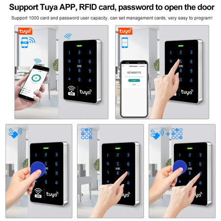 Кодовая панель контроллер C6 Tuya Smart, Accsess control, kodoviy pone