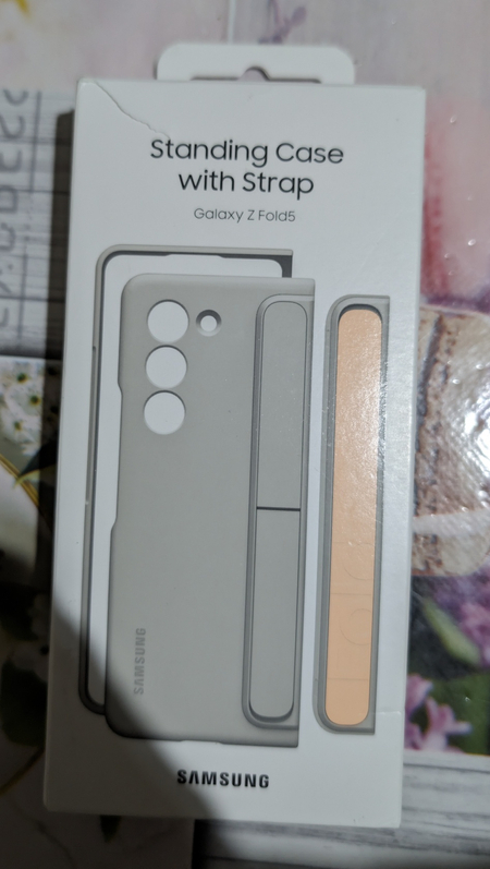 Z Fold 5 Standing Case with Strap