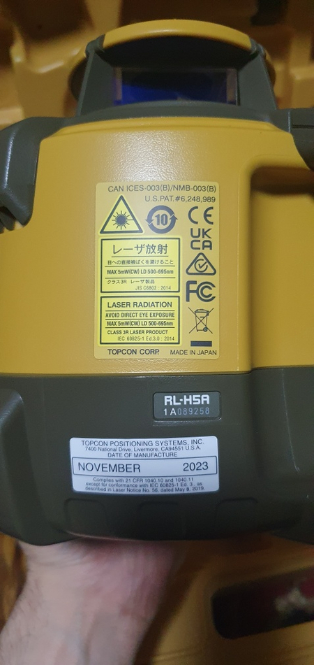 Лазер ер текислаш аппарати Topcon RL-H5A + LS-80X лазерный планер