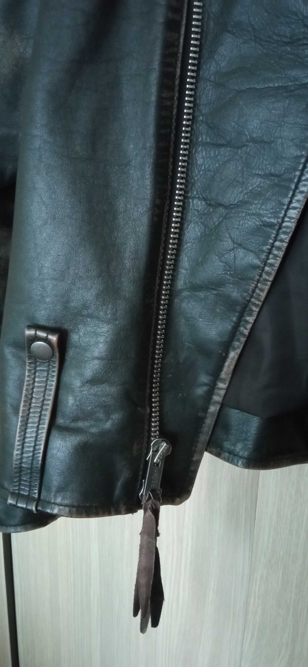 Мужская Кожаная куртка косуха Harley Davidson