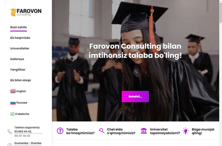 Biznesingiz uchun web sayt