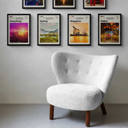 Xona, ofis va studiyalar uchun shaharlar rasmlari + BONUS (poster)