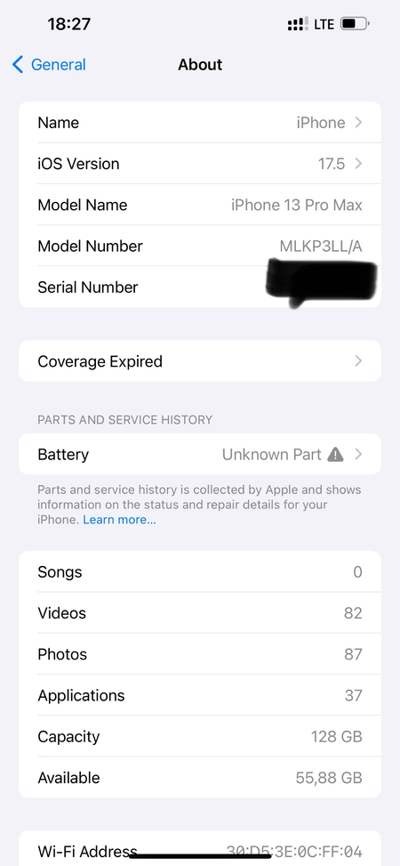 Iphone 13 pro max ll/a