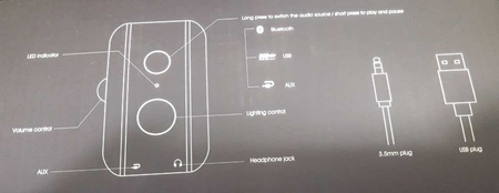 продам новый F&D V720/Bluetooth/AUX/USB/RGB многоцветный световой круг