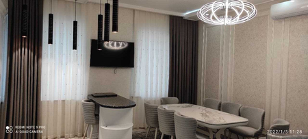 Near Tashkent city 3 room 2 bedroom 2 bathroom new building