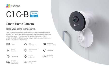 C1c 1080p Eng zo'r wifi cameralardan biri