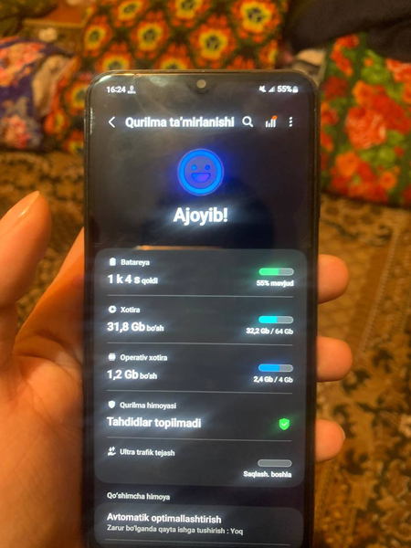 Samsung F13 kar.dak bor