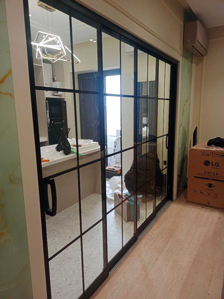Стеклянные Раздвижные двери купе перегородки Loft eshik Двери лофт