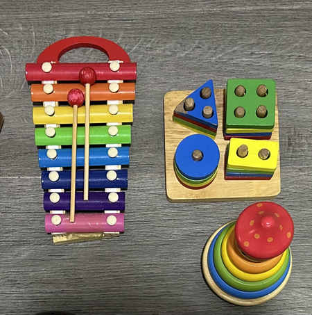 Деревянные развивающие игрушки