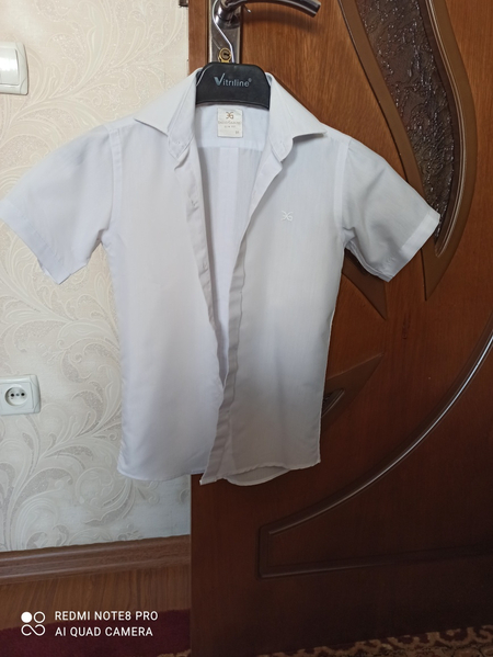 Детские белые школьные рубашки на мальчика