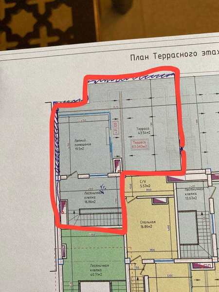 V3088 ДУПЛЕКС ЖК Кушон Алгоритм  5/9-10/10 136м2  тераса: 85м2 коробка