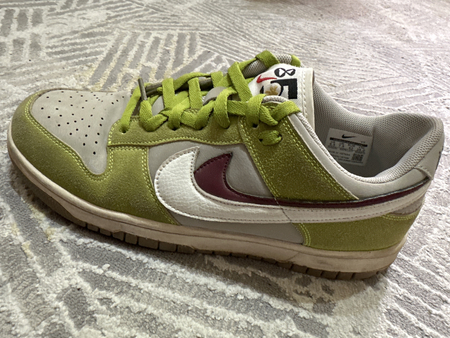 Nike dunk double swoosh (green)