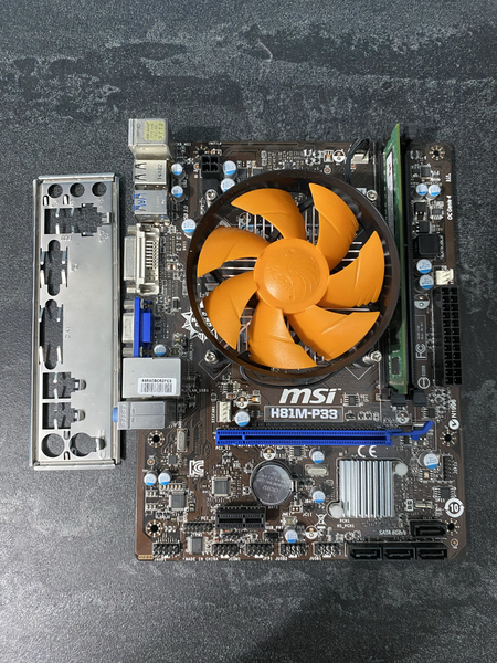 Комплект H81, Core I3-4130, ddr3 4Gb