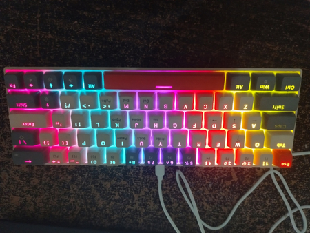T-WOLF T60 ARGB mexanik klaviatura