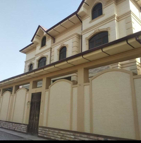Travertin.Ottochento.Venetsianka.Fasad dekor ishlari