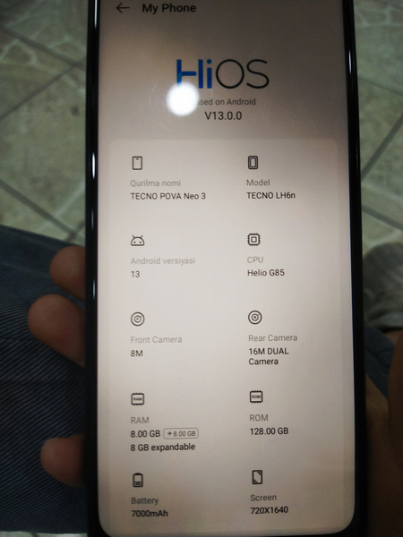 Techno pova Neo 3