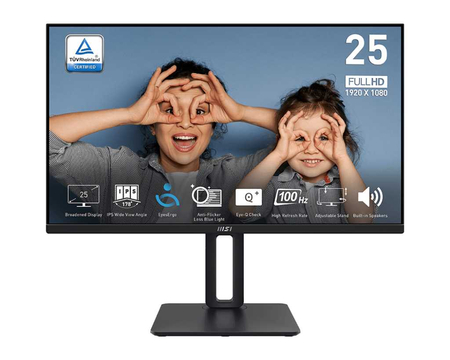 FHD Профессиональный бизнес монитор Monitor MSI PRO MP251P 25