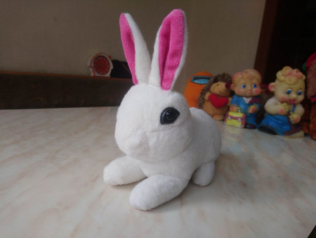 Мягкая игрушка Кролик белый