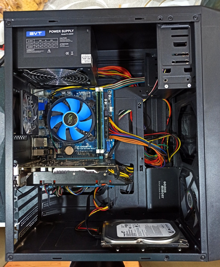 Мощный игровой компьютер (кейс) Core i7,  12Gb, 1tb, RX580