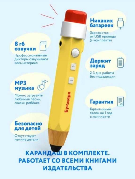 Набор интерактивных книг для детей 1.6-7 лет