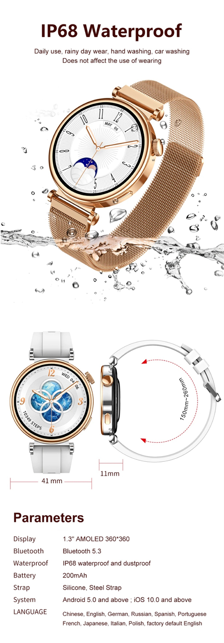 Умные смарт часы amoled Watch GT4 mini Доставка есть!