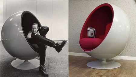 СРОЧНО Арт кресло BALL CHAIR синее
