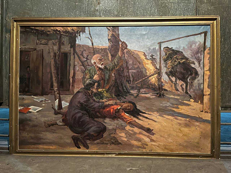 Картина ташкентского художника Ю.Р.Барбашова. 