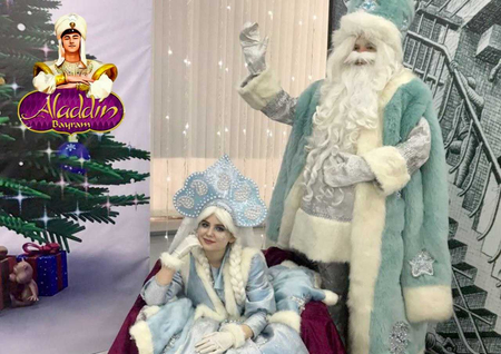 Дед Мороз и Снегурочка в Самарканде!
