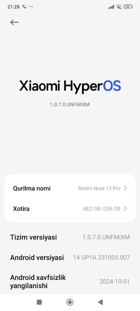 Redmi 13 pro 256