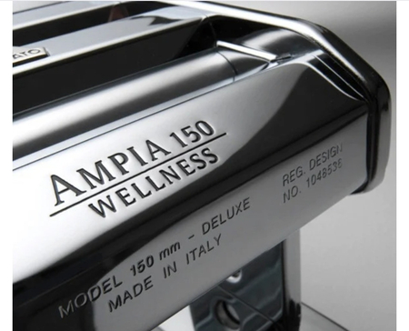 Лапшарезка тестораскатка ручная Marcato Ampia 150 mm  Made in Italy
