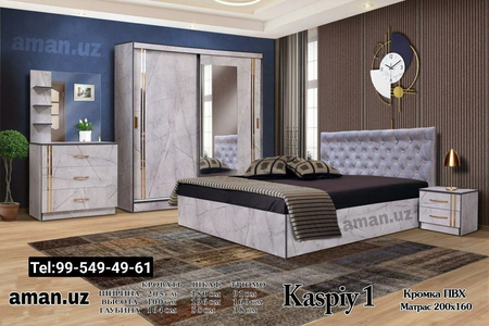 Kaspiy spalni garnitur chiroyli va hamyonbop
