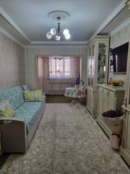 3 комн, 5 этаж/5, 77 кв.м., с ремонтом, мебелью, техникой.