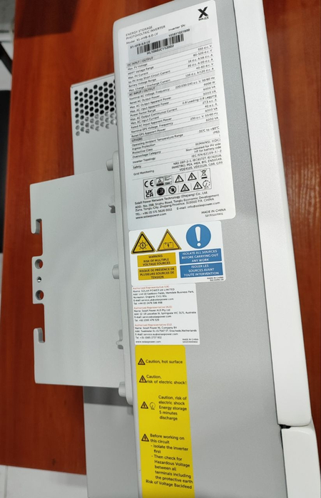 Quyosh panelariga inverter 5 kw gel akkumulyator bilan UPS generator