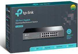 TL-SG1016D Коммутатор с 16 гигабитными портами для размещения на столе