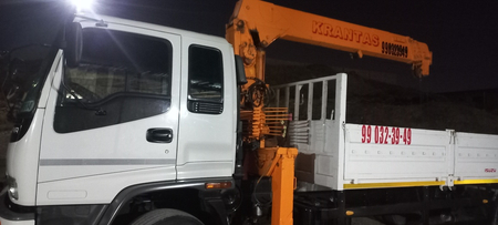 Mani pulatr xizmati 24 sovat 6.50m 2.50m bort 5 ton guruz padiyo