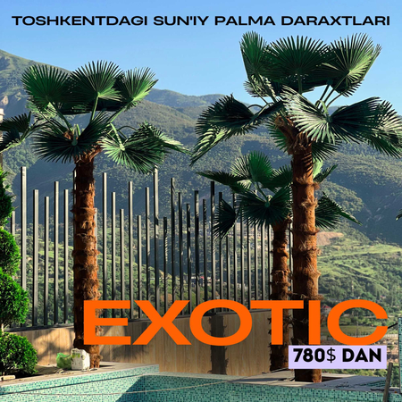 Sun\\\'iy eko palmalar | bepul dizayn loyihasi | 30% chegirma