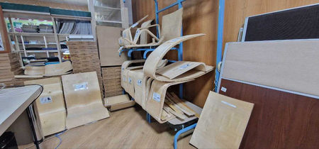 Детали мебели из гнутой фанеры