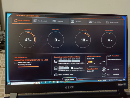Gigabyte AERO 15 WB Igravoy noutbuk