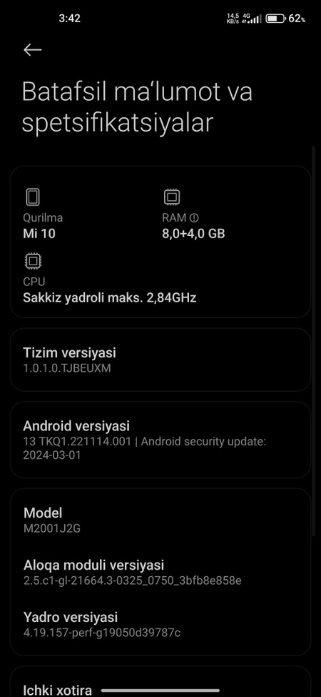 Xiaomi mi 10 5G /  Pubg 90 fps full